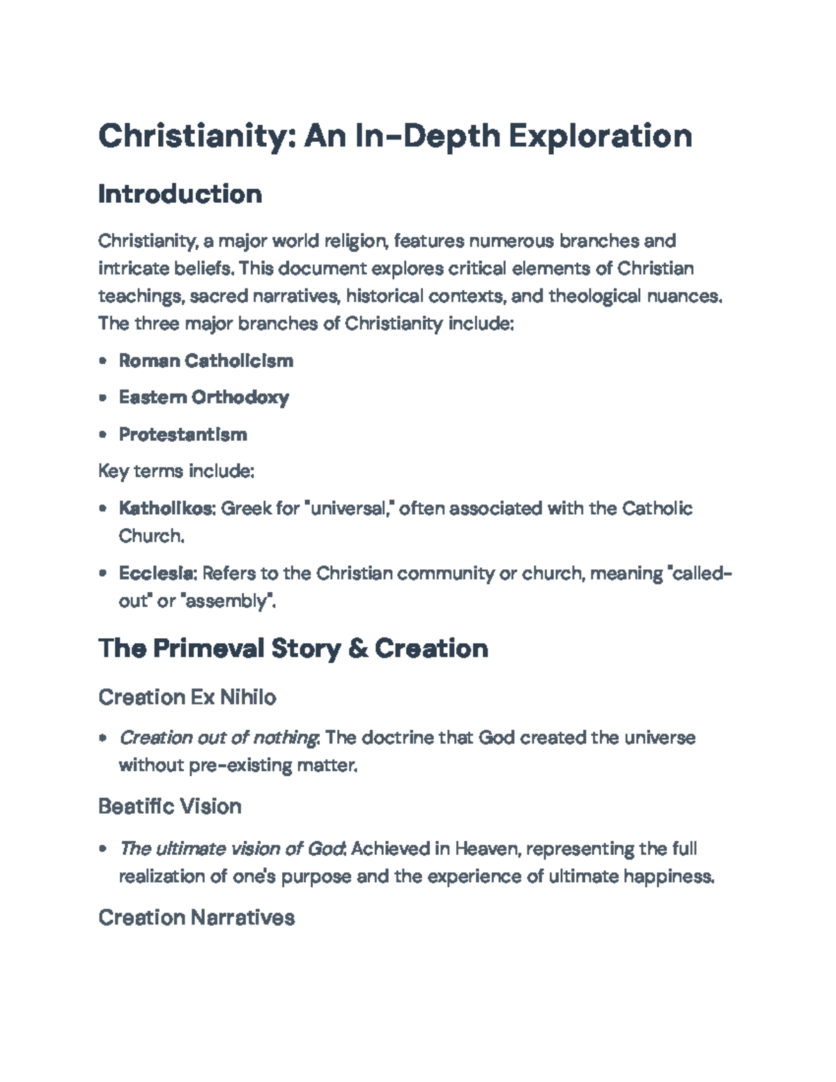 Christianity: An In-Depth Exploration of Beliefs and History ...