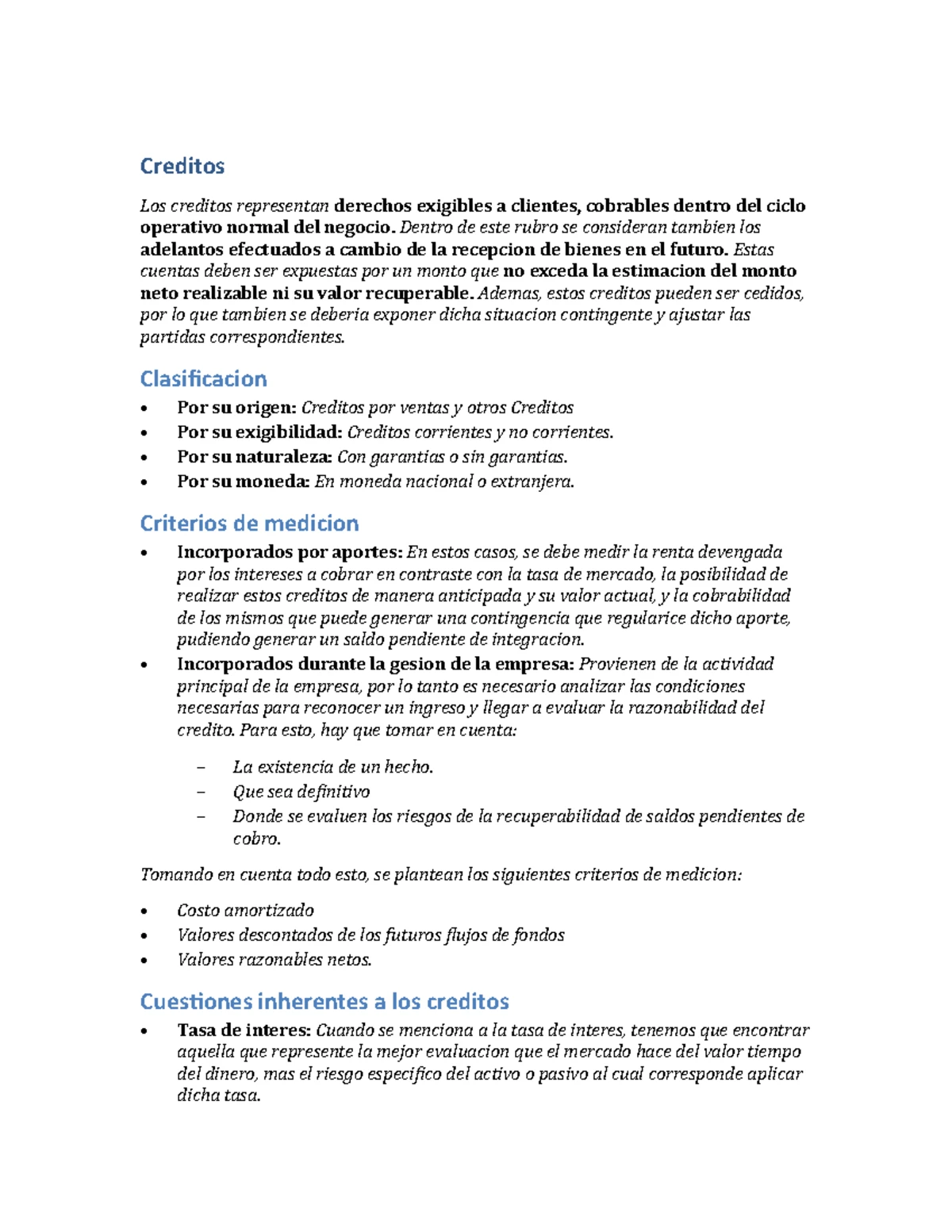 Bienes de Uso en Contabilidad II C - UNS: Definición y Medición - Studocu