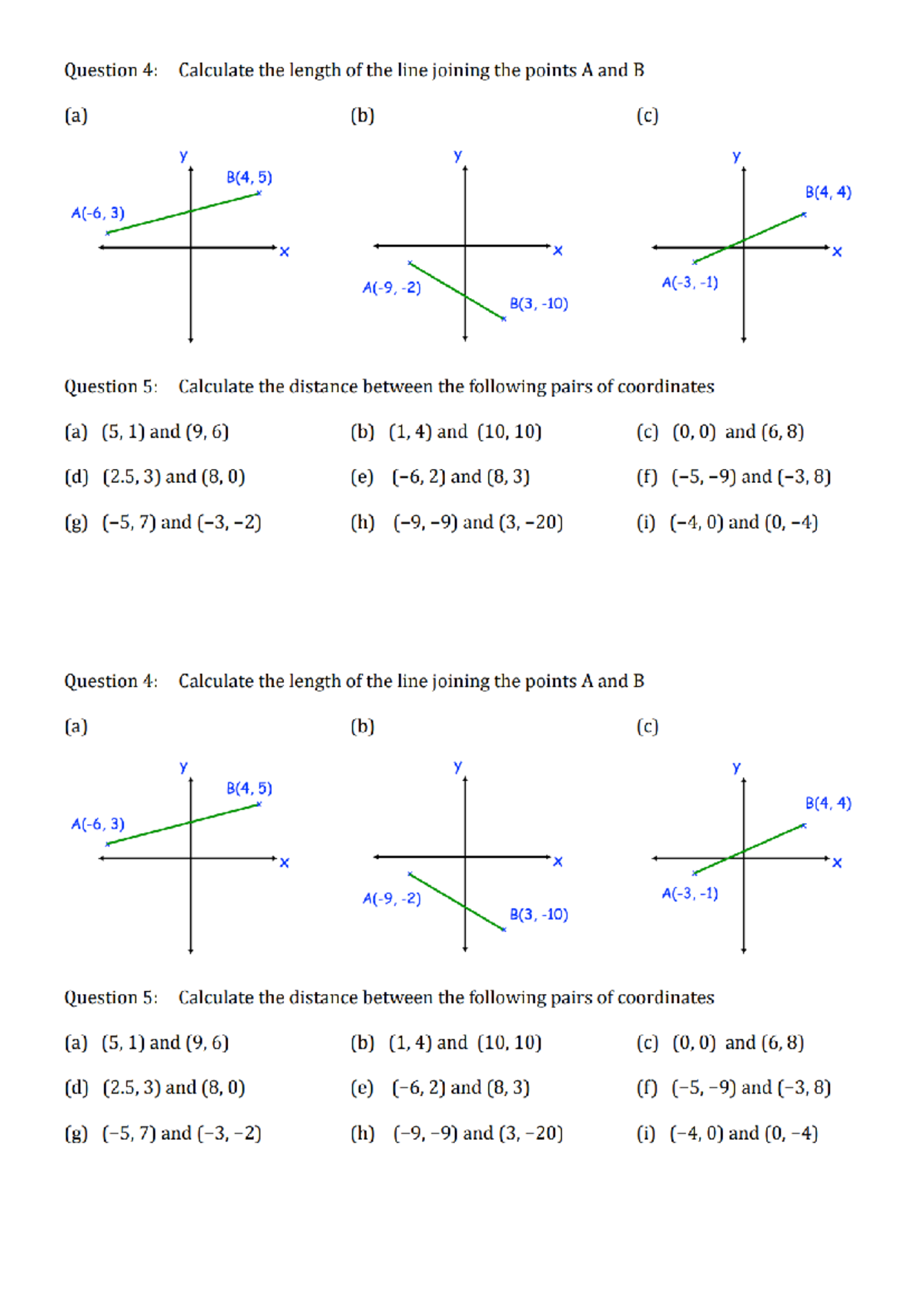Lesson 2: Pythagorean Theorem & Coordinate Distances - Studocu