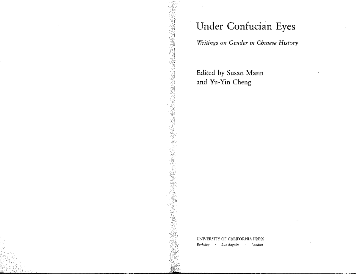 The Book of Filial Piety for Women (Nu xiaojing) - Translation Analysis ...