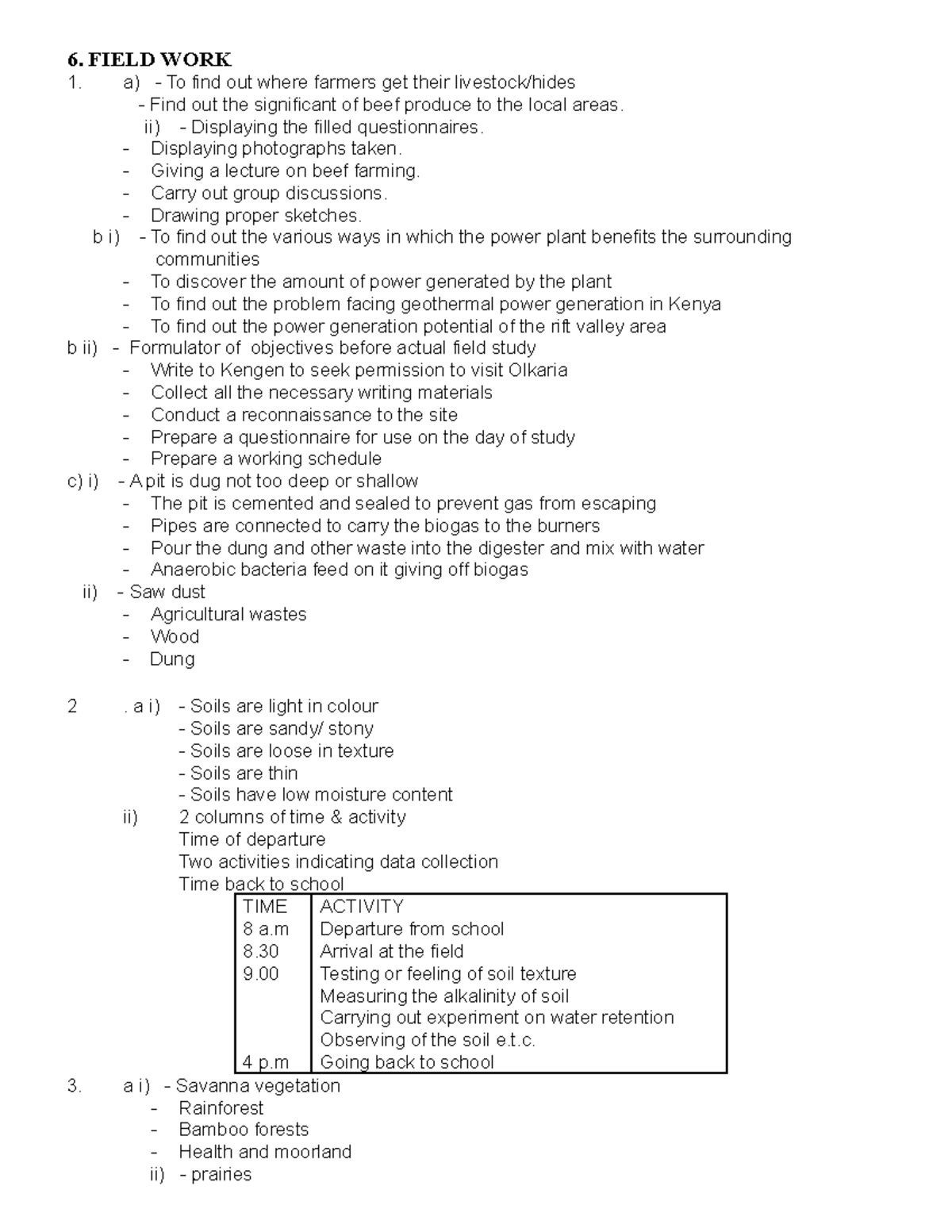 Field Work Study Guide for ANS-G - Livestock and Vegetation Analysis ...