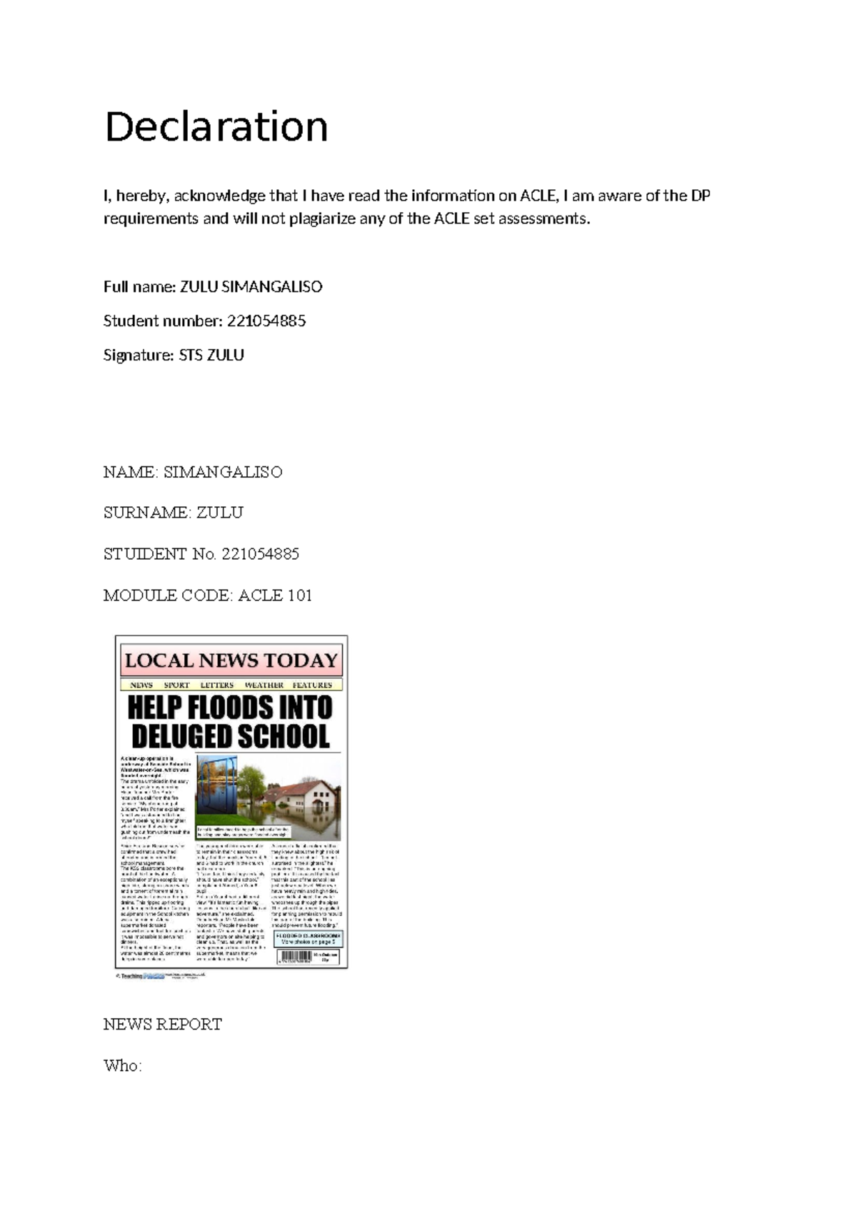 ACLE 101: Editorials on Gender-Based Violence and Community Challenges ...