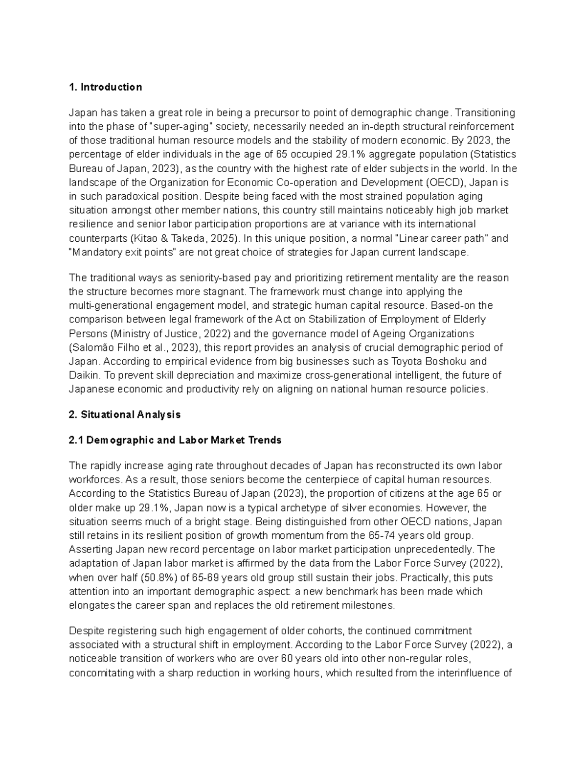 HRM 2023: Managing Japan's Aging Workforce and Employment Strategies ...