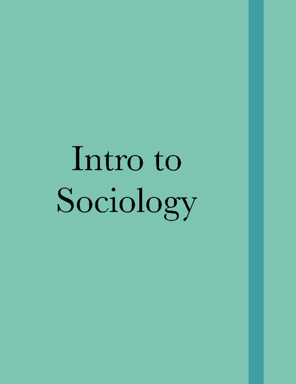 Intro to Sociology - Intro to Sociology Module 1: What is Sociology ...