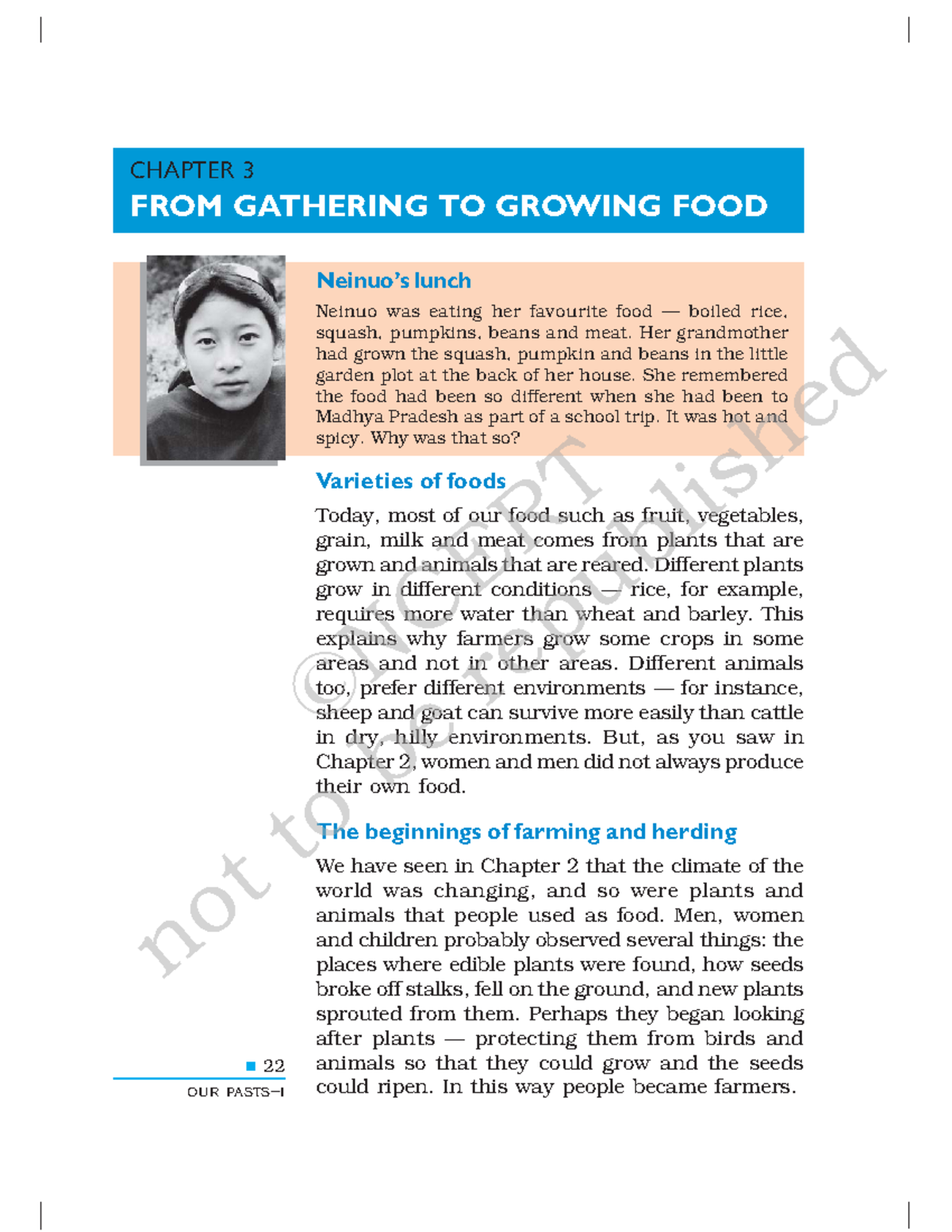 Chapter 03 - Benefits - 22 OUR PASTS–I Neinuo’s lunch Neinuo was eating ...