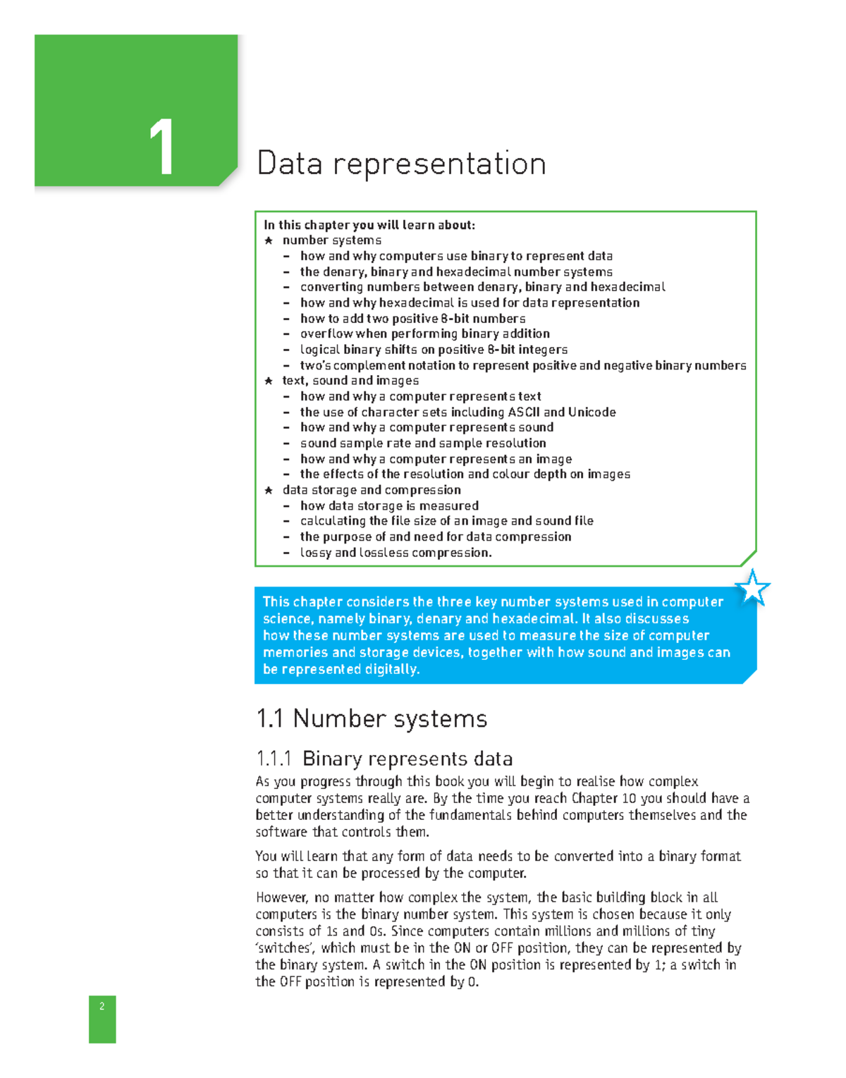 Grade 8 Computer Science: Understanding Number Systems and Data Representation - Studocu