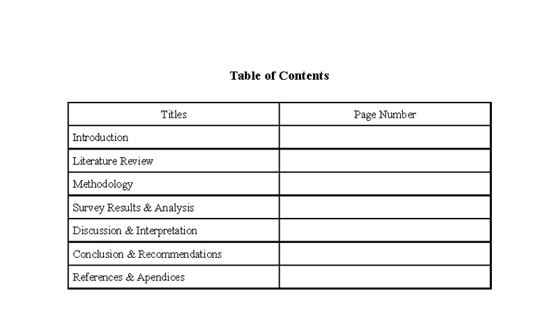 SOC20Report 201 - MTE ASSINGMENT - Table of Contents Titles Page Number ...