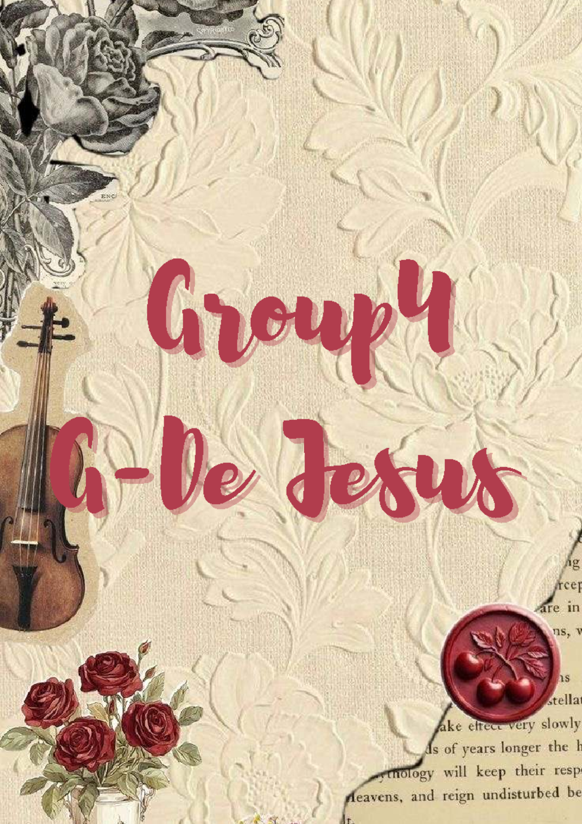 Group 4 Project: Pink Vintage Scrapbook Portfolio Cover A4 - Studocu