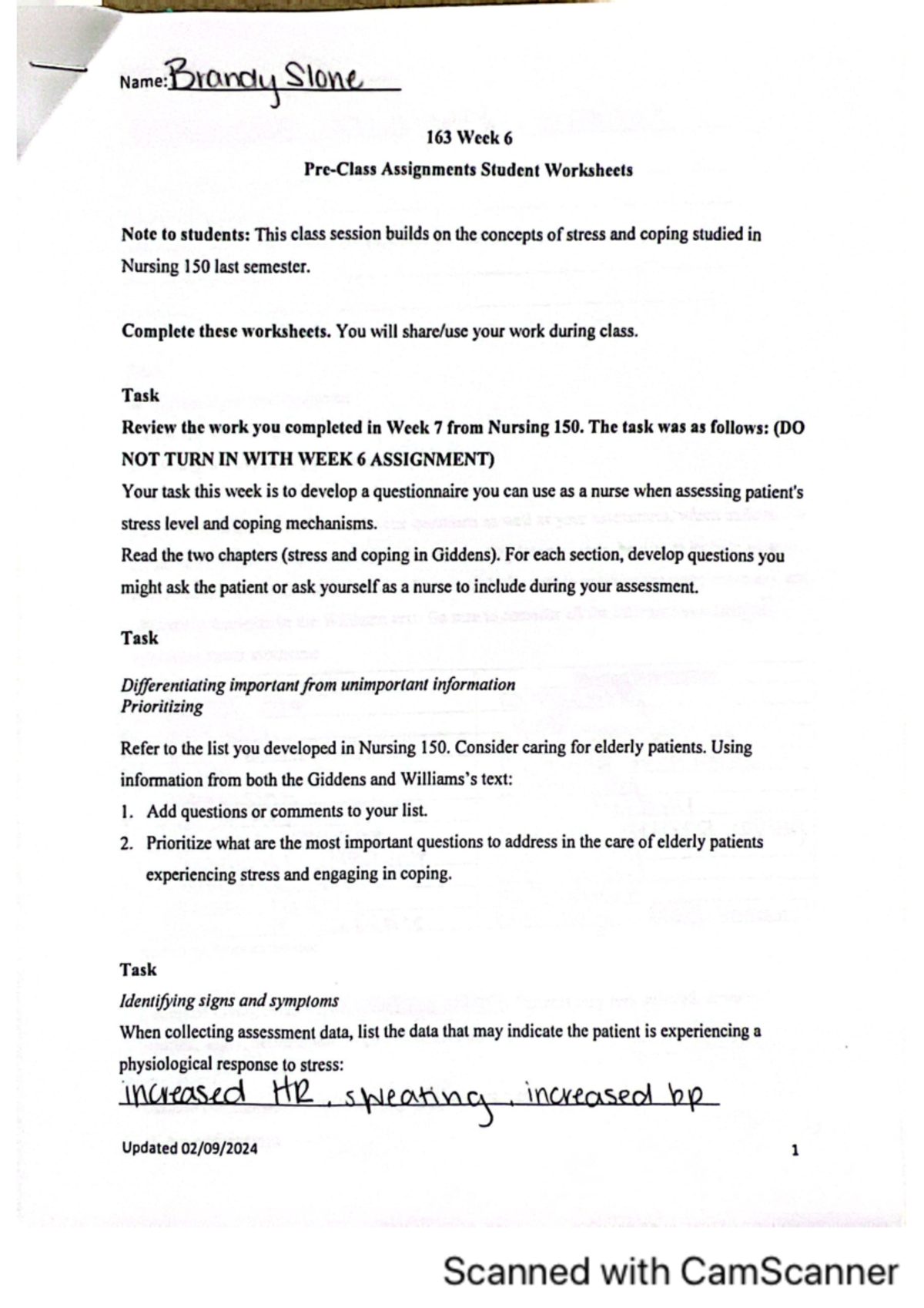 Week 6 Pre-Class Assignment Overview and Guidelines - Studocu