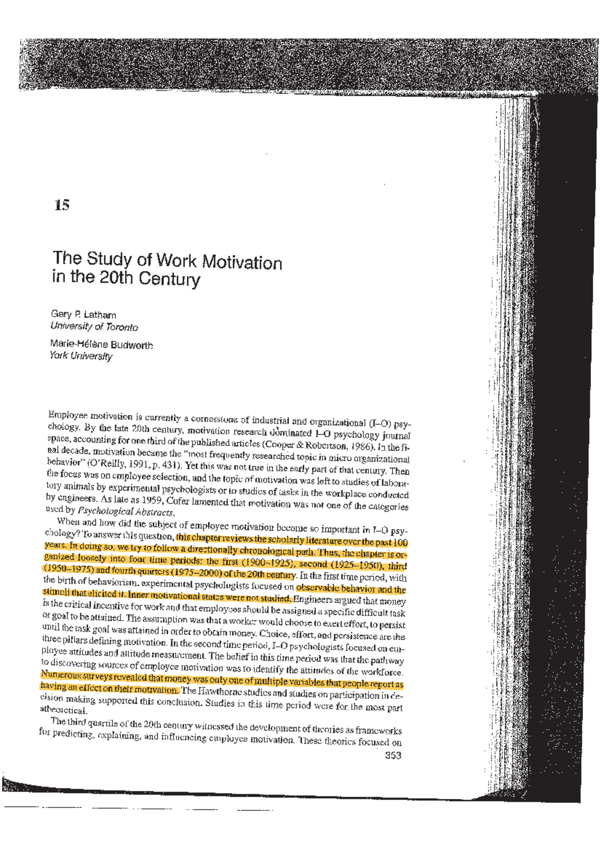 The Evolution of Work Motivation Theories in the 20th Century (Jnihkm ...