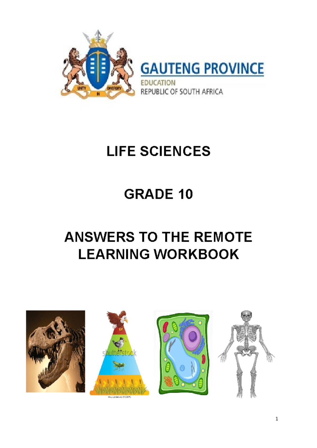 Gr.10 LIFE Sciences Answers for Remote Learning Workbook - Terms 1-4 ...