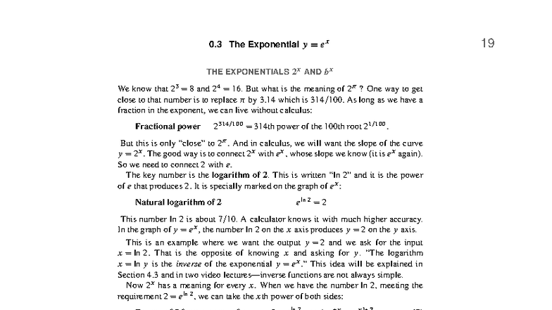 Calculus Notes Summary: Exponential Functions & Continuous Compounding ...