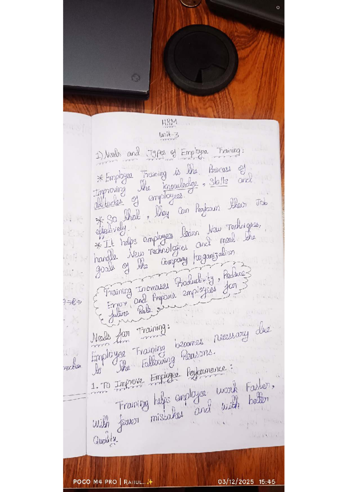 HRM 3 - Employee Training Needs and Methods for Performance Improvement ...