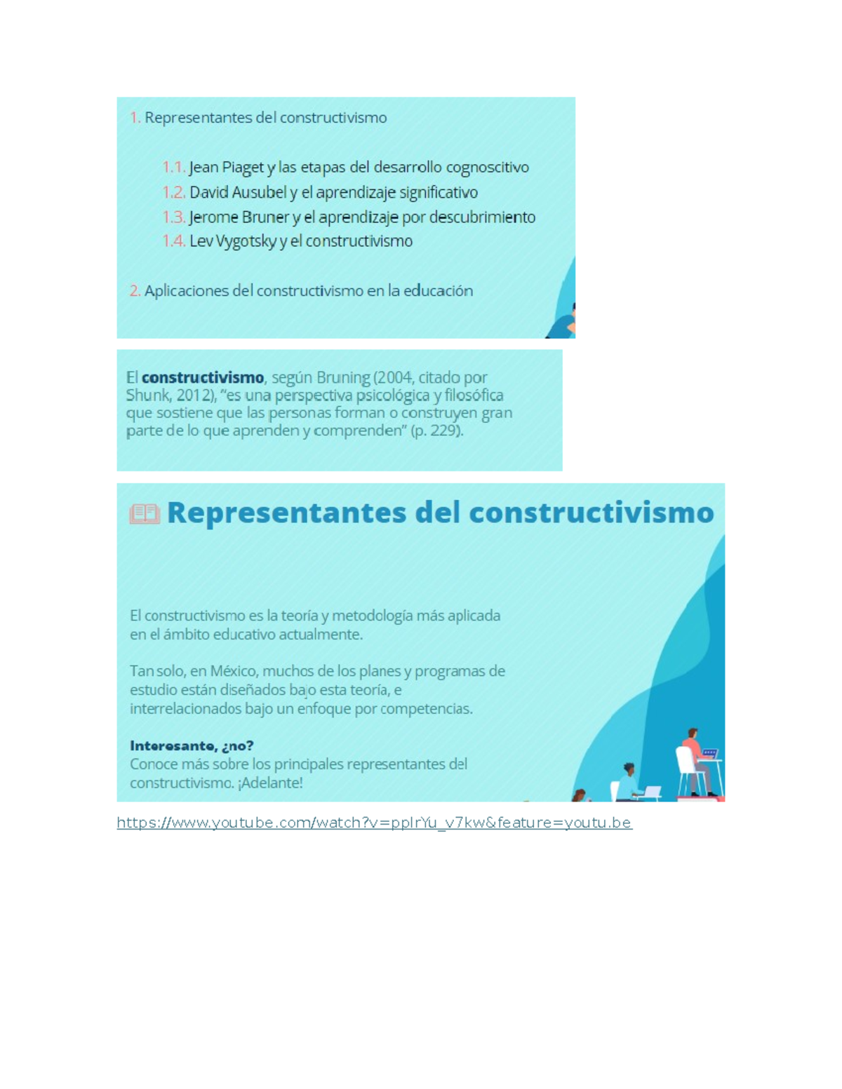 Reto 2: Constructivismo y Cognitivismo en la Educación - Studocu