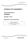 INC3701 - Unisa - Inclusive teaching and learning in South Africa - Studocu