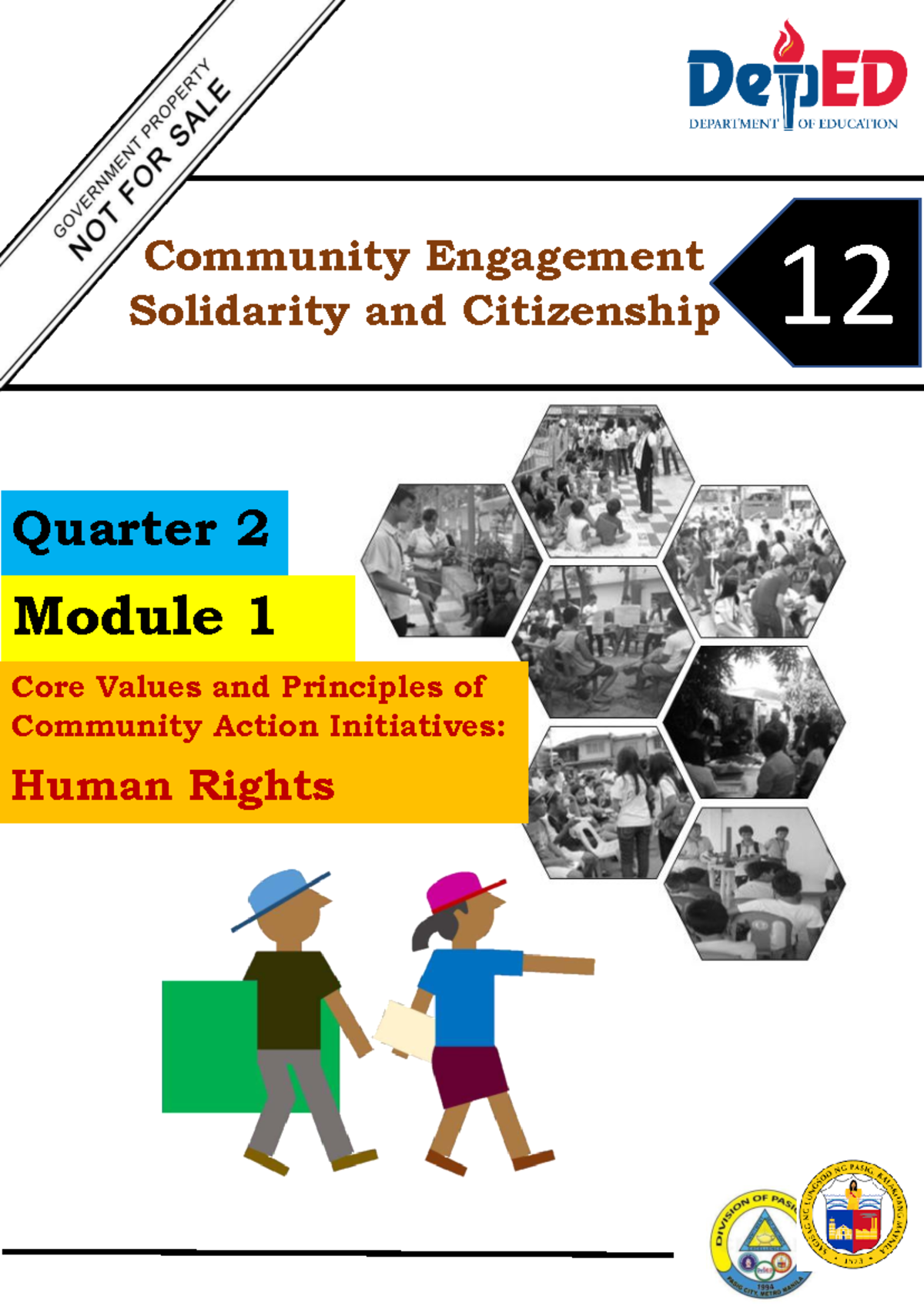 Community Engagement Solidarity and Citizenship 12: Core Values & Human ...