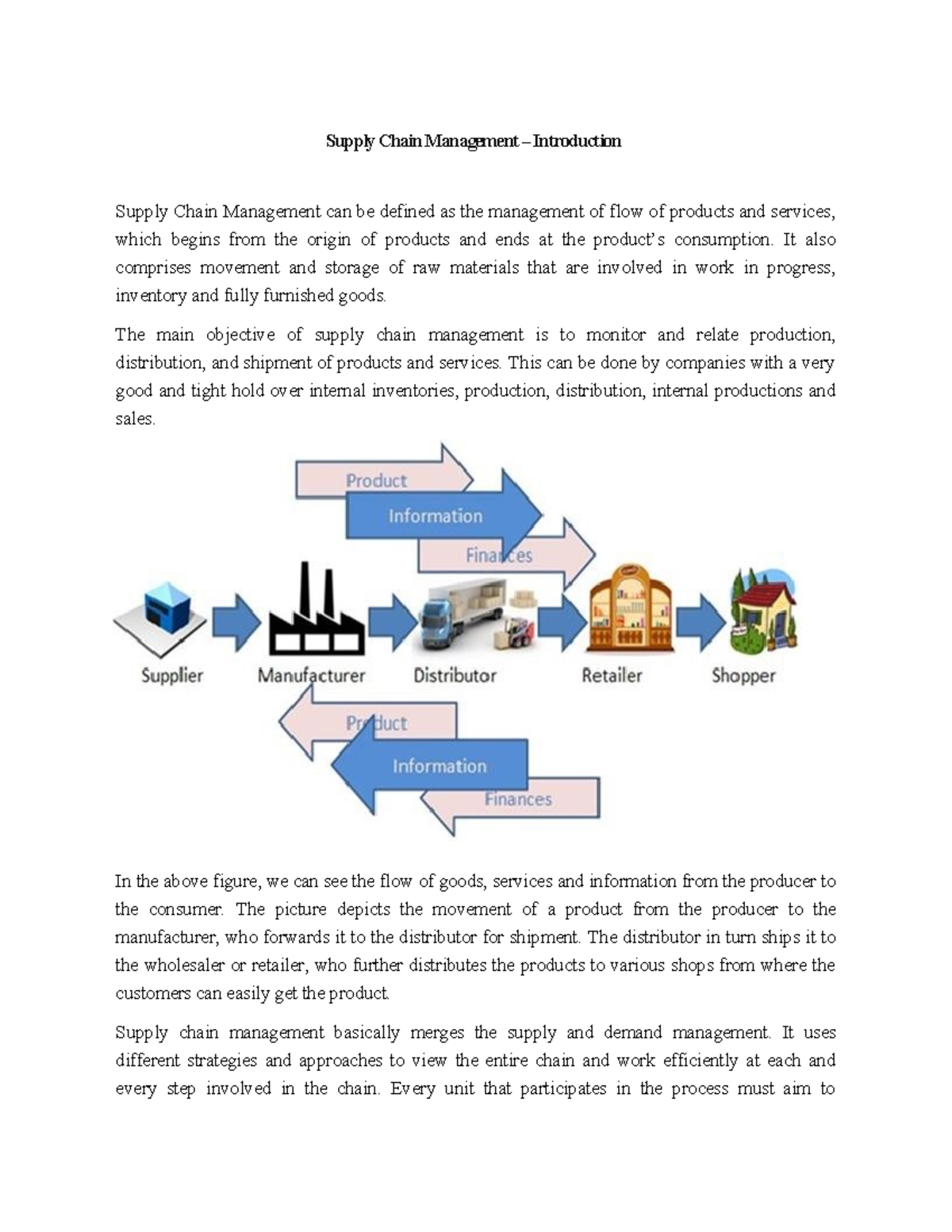 Supply Chain Management (SCM) Tutorial Notes: An Introductory Guide ...