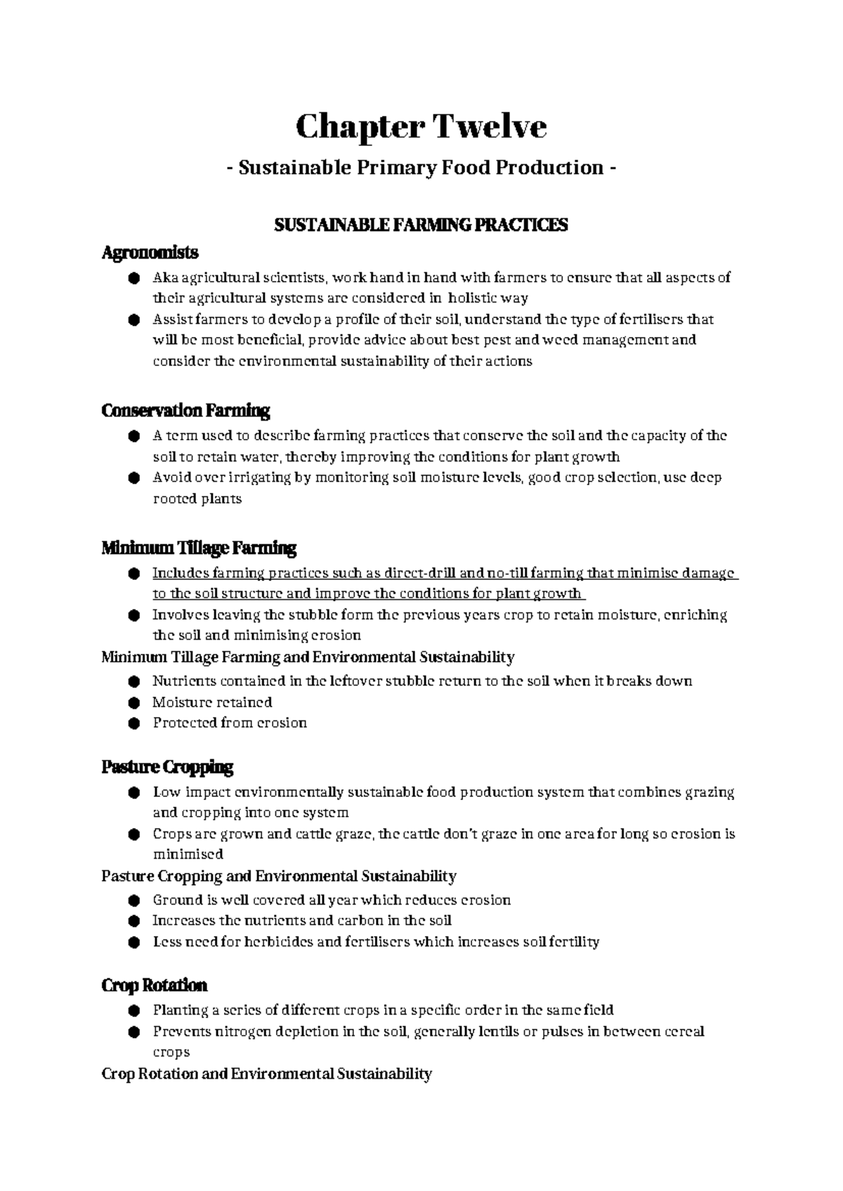 Chapter 12 - Sustainable Primary Food Production in Year 12 VCE Food ...