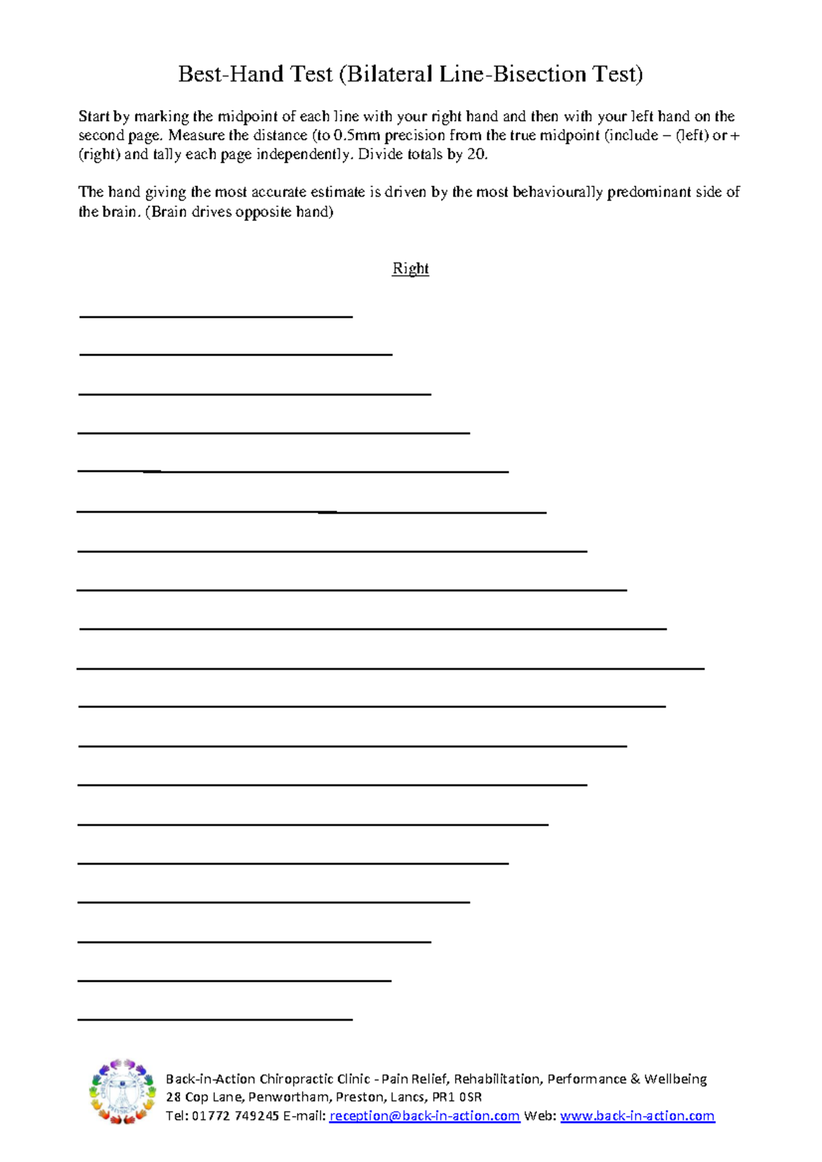 Best Hand Test Line Bisection Test 131124 181107 - Back-in-Action ...