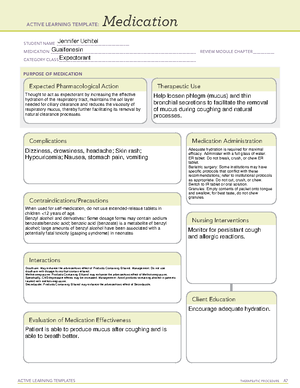 Active Learning Template Gand D form - EXPECTED GROWTH AND DEVELOPMENT ...