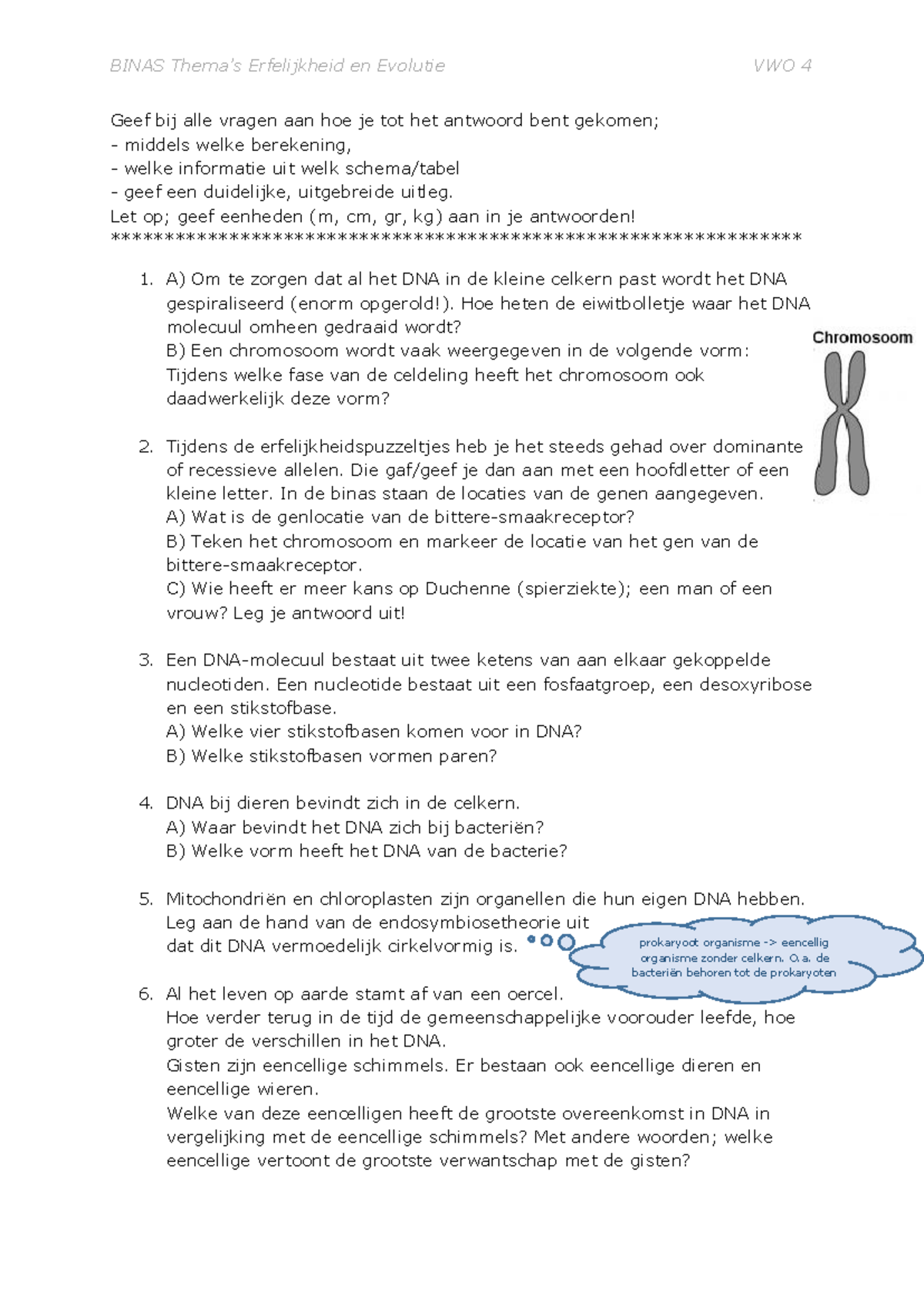 Binas Erfelijkheid en Evolutie VWO 4: Uitgebreide Uitleg en Antwoorden ...