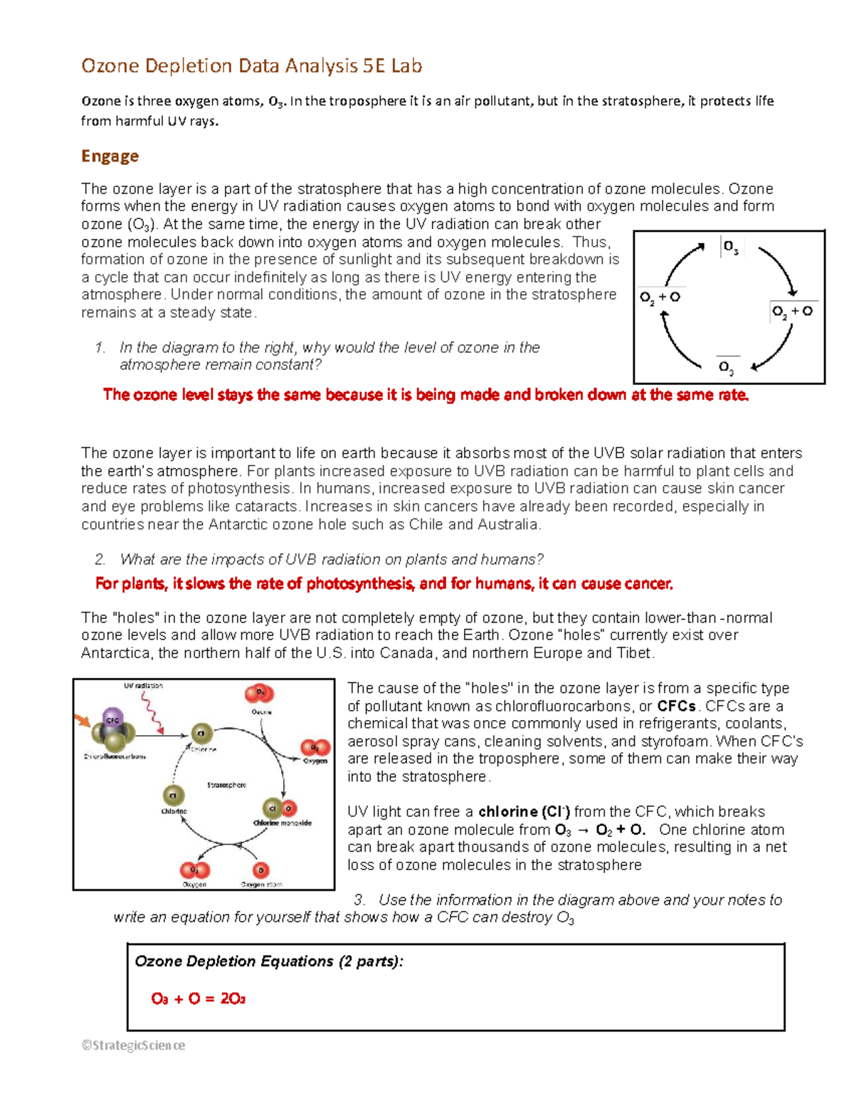Ozone Depletion Data Analysis Lab 5E: Understanding Stratospheric ...