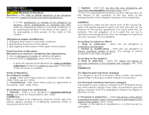 1305-1345 - OBLICON - CHAPTER 1. GENERAL PROVISIONS Article 1305. A contract is a meeting of ...