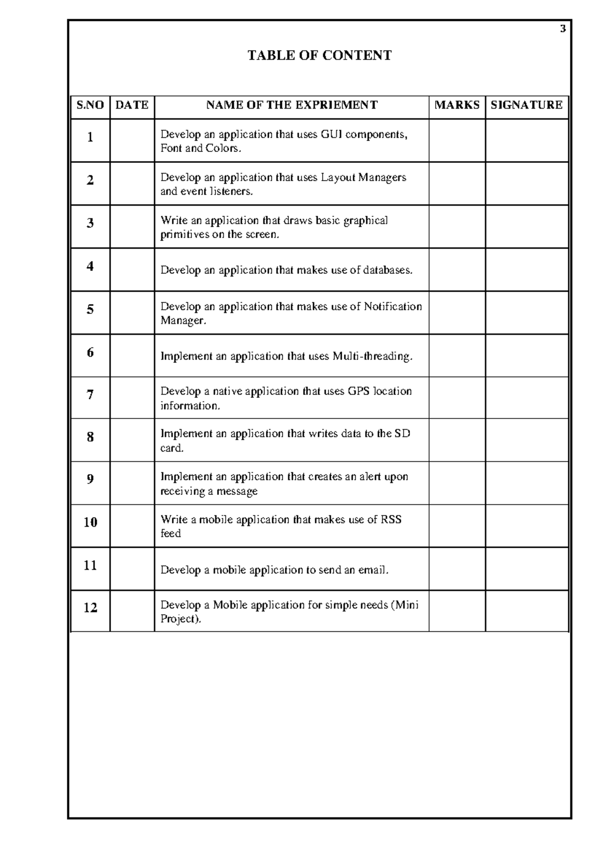 MAD LAB Manual - Mobile App Development Experiments - Studocu