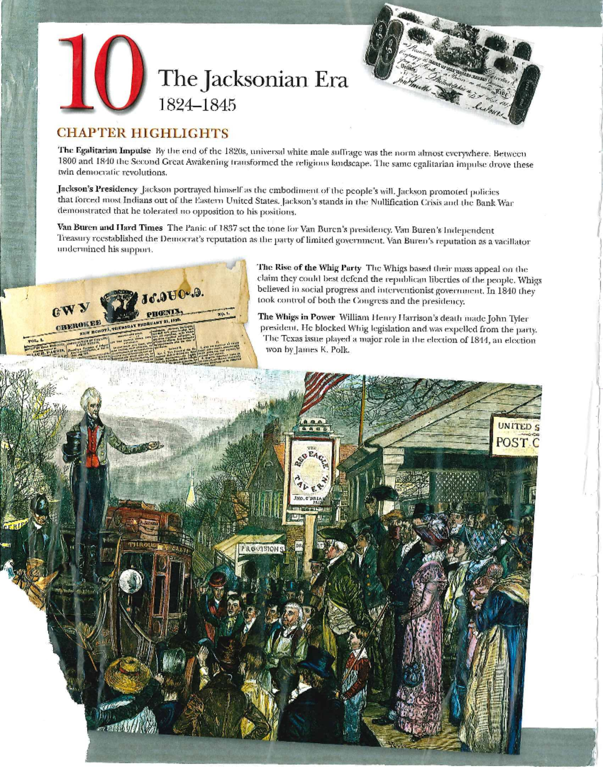 Chapter 10: The Jacksonian Era - Key Highlights and Questions (HIST ...