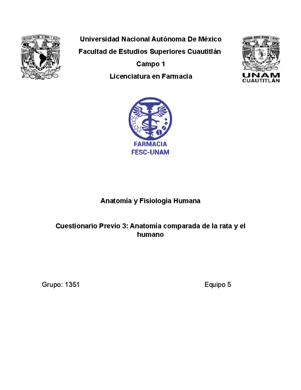 P3 Anatomía comparada de la rata y el humano - Universidad Nacional ...