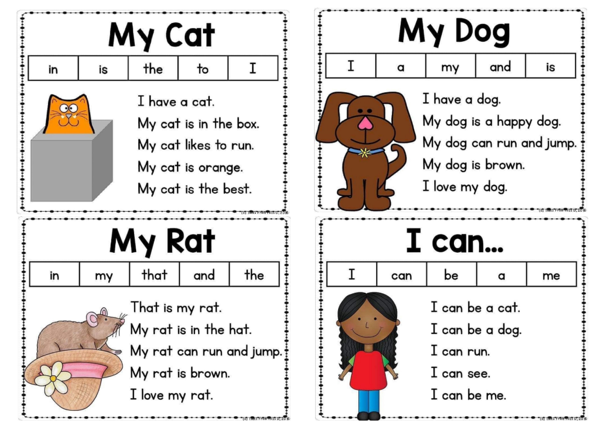 Early Reading: Exploring Pets and Fun Activities - Studocu