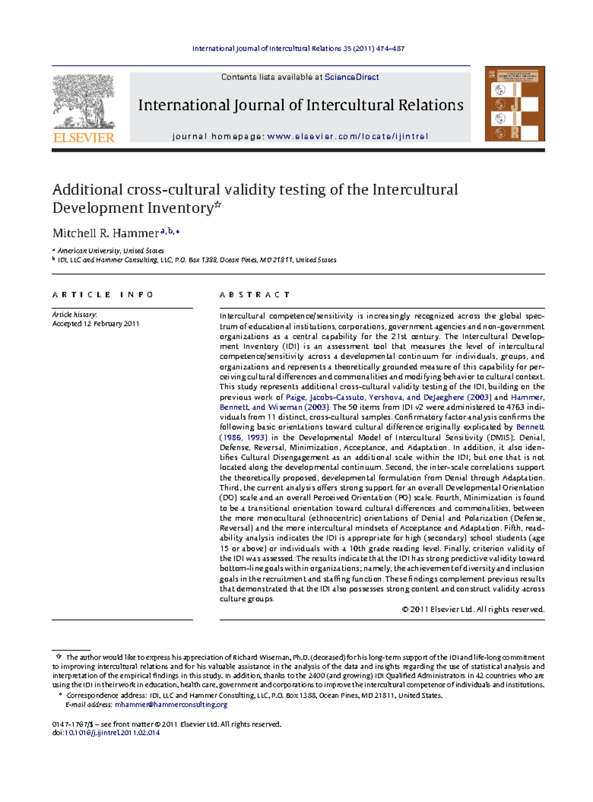 1-s2 - Research - International Journal of Intercultural Relations 35 ...