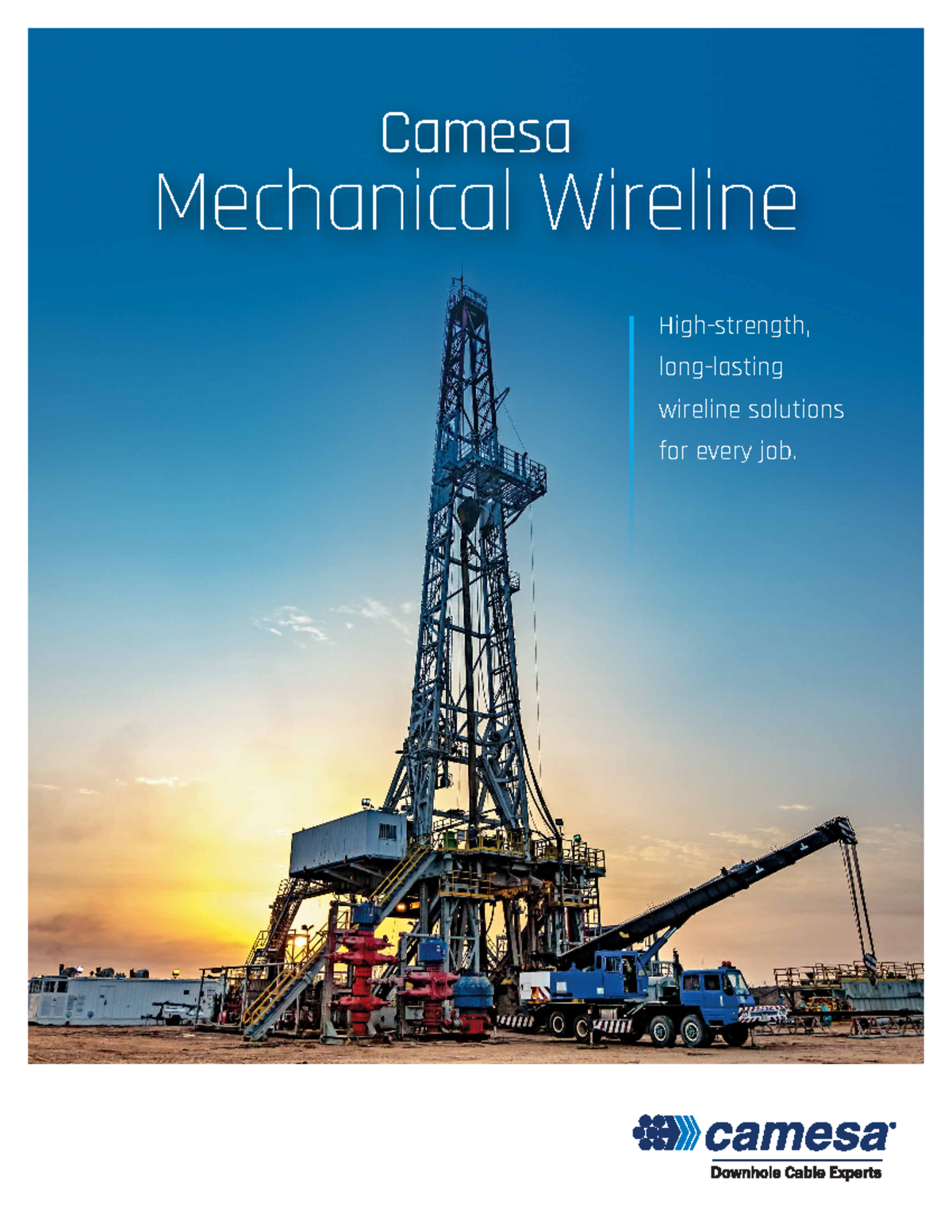 Camesa Mechanical Wireline Solutions Brochure: Strength & Performance ...