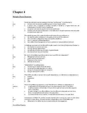 Solution Manual Auditing and Assurance Services 13e by Arens 08 chapter ...