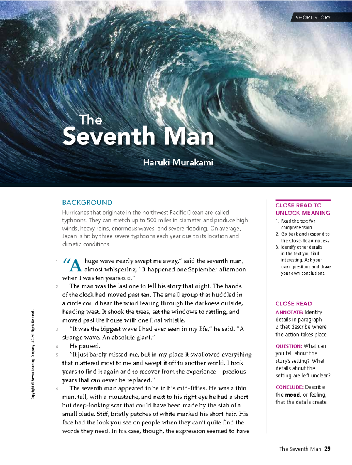 The Seventh Man: A Surreal Journey Through Loss and Memory - Studocu