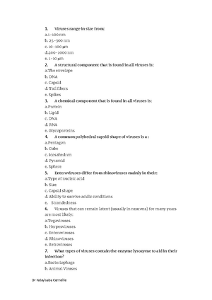 Virology mcqs - mcqs - VIRUSES Questions and Answers pdf :- Which of ...