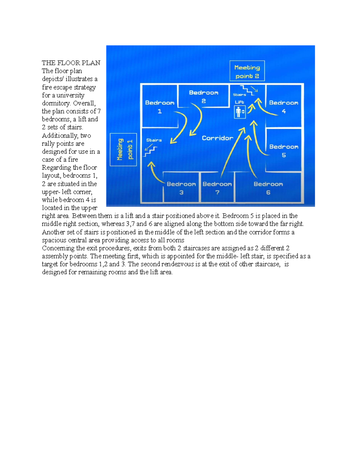 Writing Task 1: Analysis of Fire Escape Plan and Booking Trends - Studocu