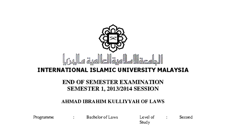 LAW 2250 - Constitutional Law I Final Exam Questions (Semester 1, 2014 ...