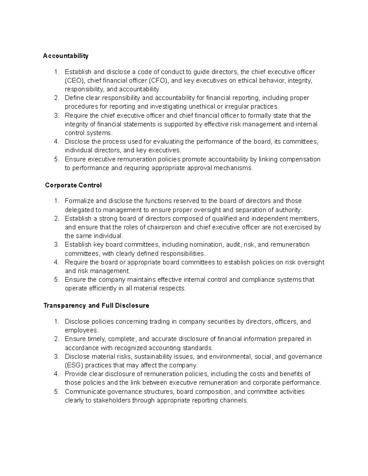 S.S Task 1 - Corporate Governance: Accountability, Control, and ...