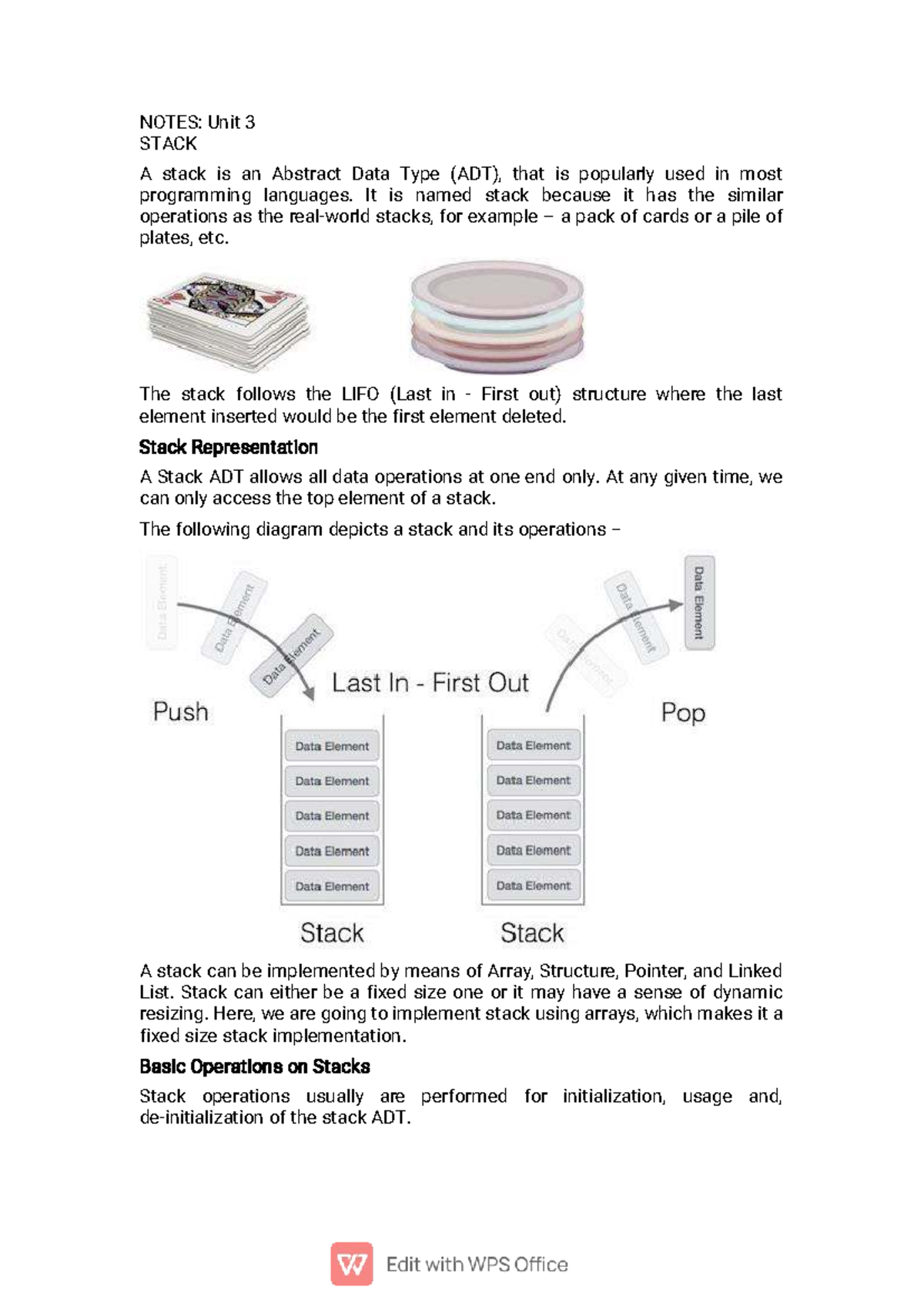 Data structure and algorithm notes: Trees, stack, and queue concepts ...