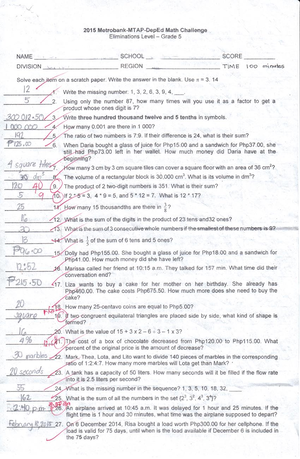 DLP-MATH-10 - A DETAILED LESSON PLAN IN GRADE 10 MATHEMATICS I. Objectives: A. Content Standards ...