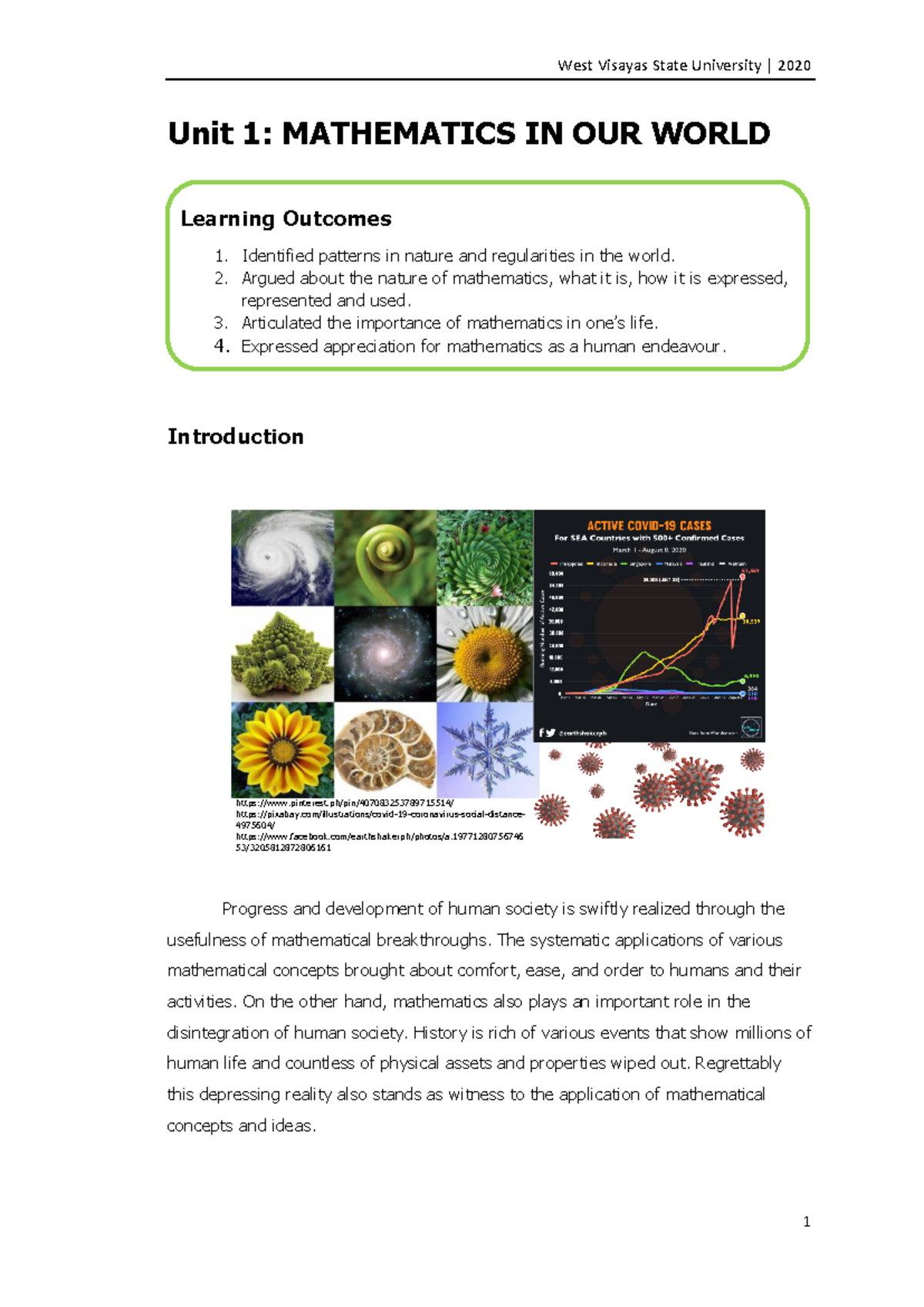 MTH101 Unit1 - Mathematics in the modern world lesson 1 - Unit 1 ...