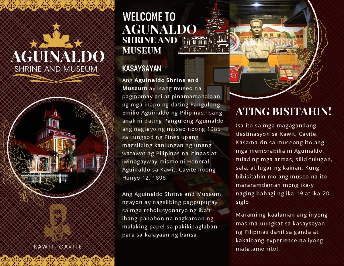 Aguinaldo Shrine and Museum: A Historical Destination in Cavite - Studocu
