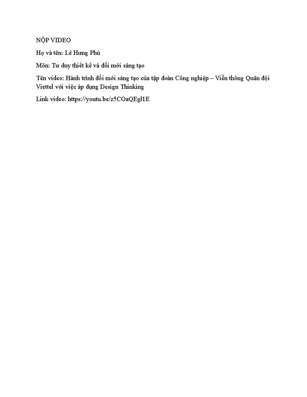 TDTk - Rubric 3 - ndodkd dmldlđ - Basic Grammar - NỘP VIDEO Họ và tên ...