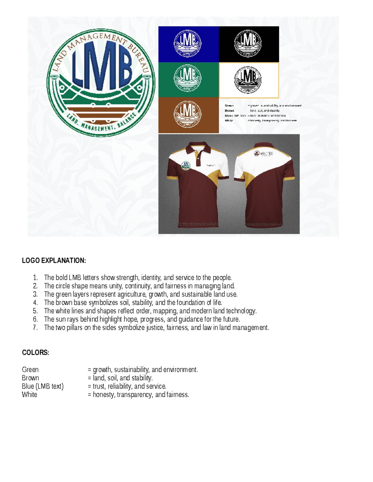 LMB Logo Explanation: Symbolism and Color Significance - Studocu