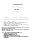 CS 1105 - UoPeople - Digital Electronics Computer Architecture - Studocu