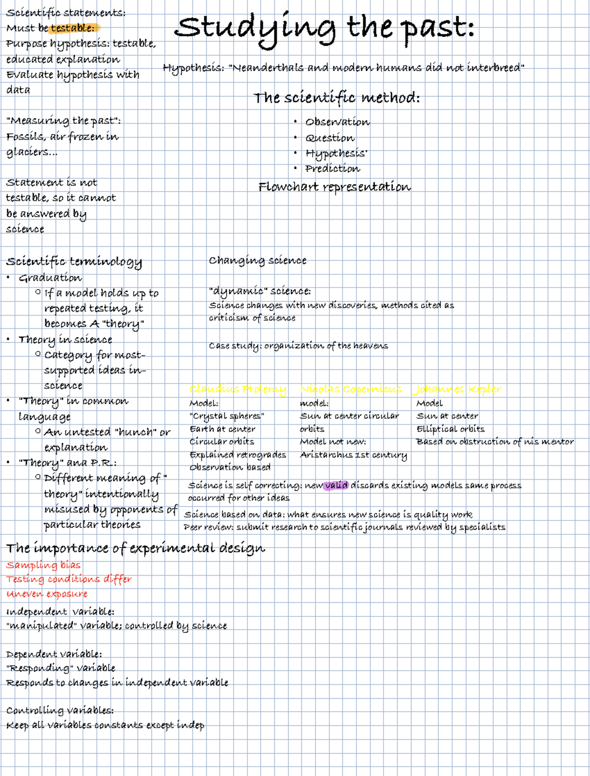 Understanding the Scientific Method: Key Concepts & Theories - Studocu