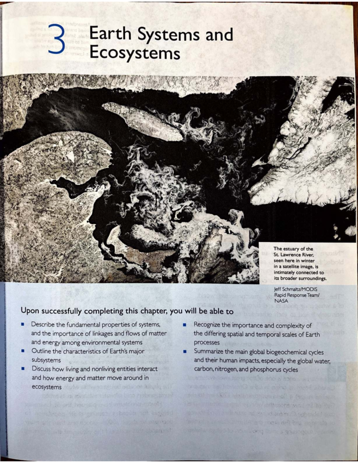 Chapter 3: Earth Systems and Ecosystems (ENV 101) Insights on the St ...