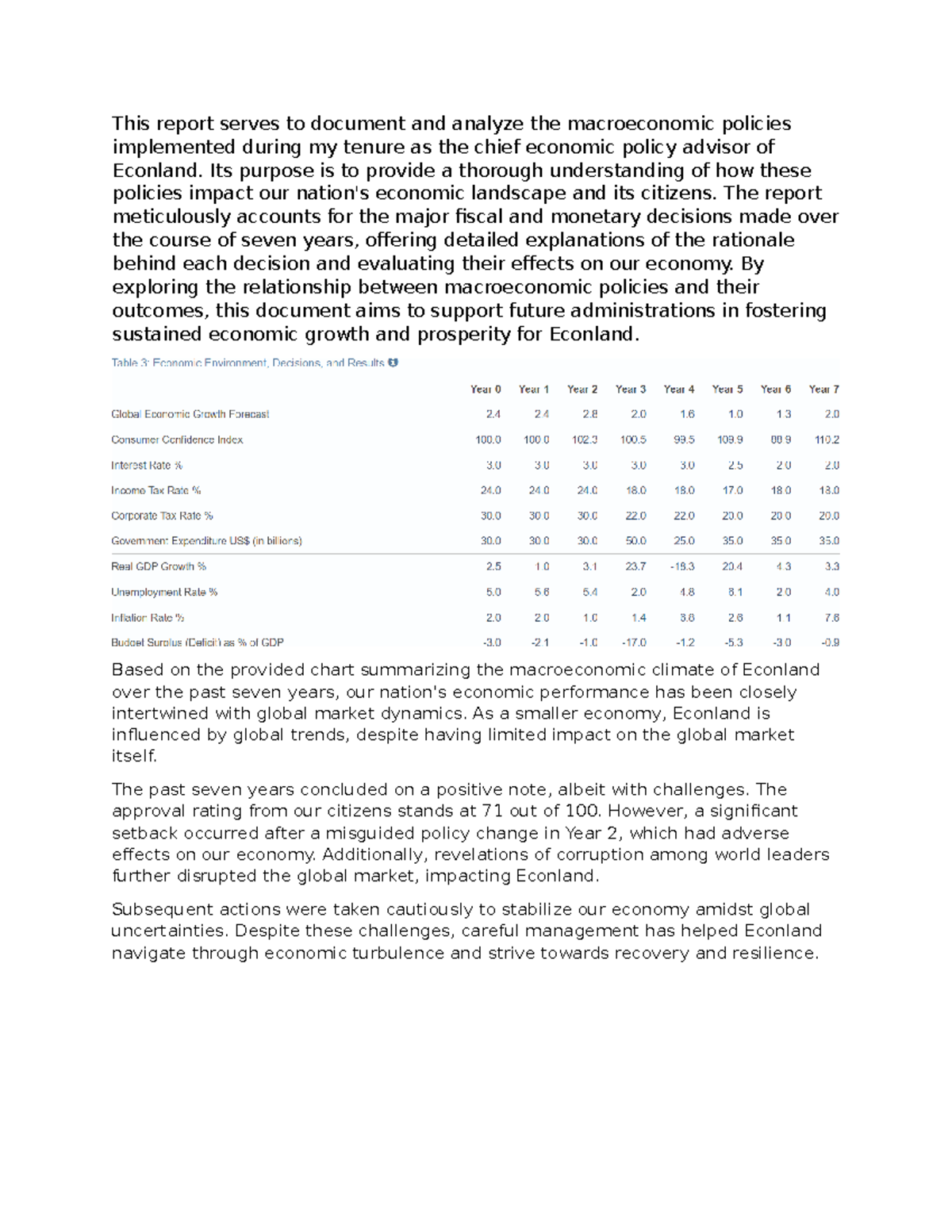 3-2 Simulation Checkpoint Assignment - This report serves to document ...