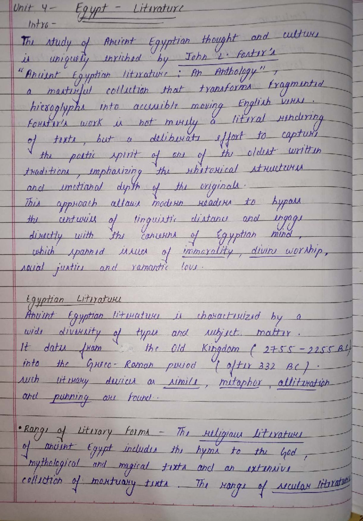 Egypt Literature - Important Insights into Ancient Texts and Culture ...